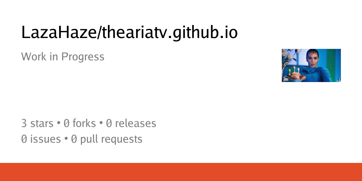 LazaHaze/theariatv.github.io: Work in Progress - mxnticek's Forgejo/Git